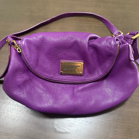 Marc Jacobs | Bags | Marc Jacobs Purple Leather Womens Bag | Poshmark